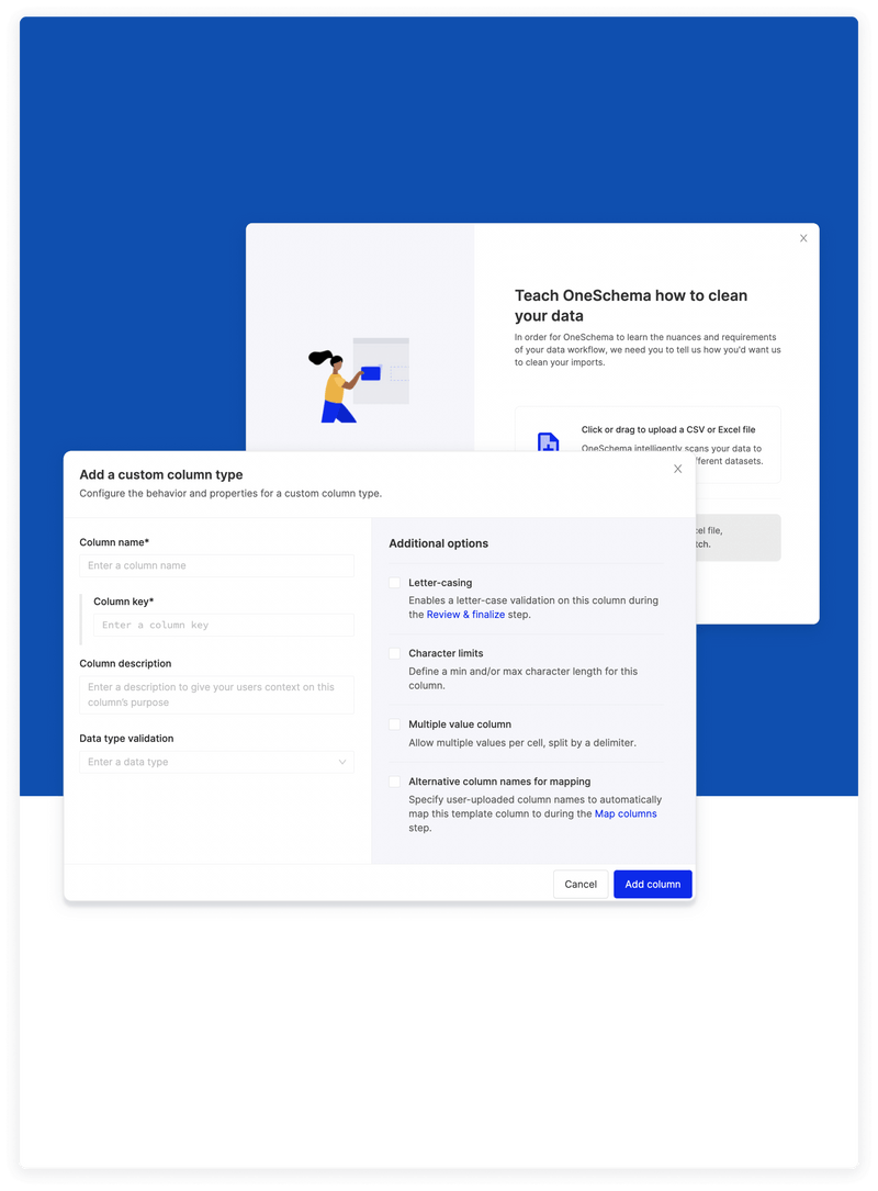 OneSchema CSV Importer | The embeddable CSV Importer for Developers